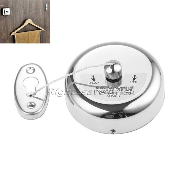 Stainless Steel Retractable Clothes Line Adjustable Clothes Dryer ...