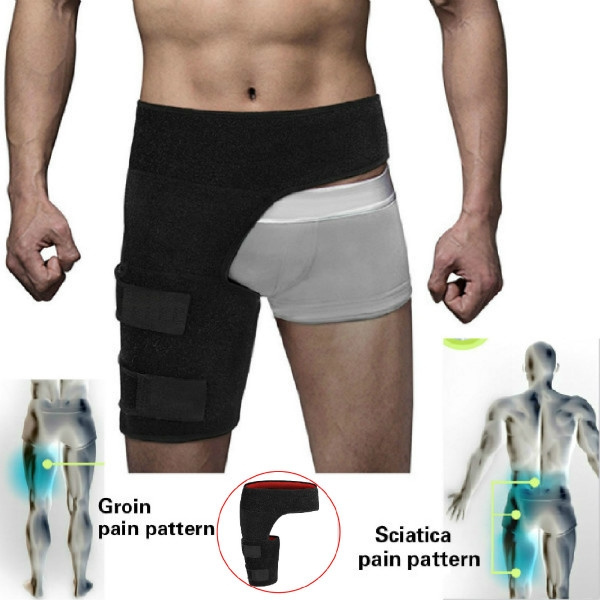 Adjustable Bodymate Compression Wrap for Groin Hip Thigh Quad Hamstring ...