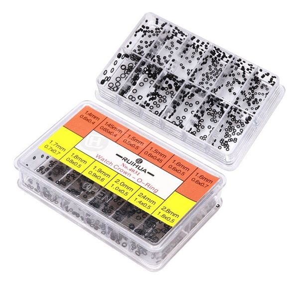 Rubber watch Tube Crown O-Ring Box Set For Waterproof Watches Seal | Wish