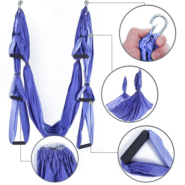 Yoga Swing Aerial Yoga Back Inversion Sling Anti Gravity Yoga Hammock ...
