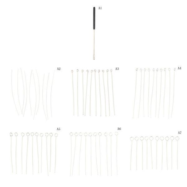 Microbiology Inoculation Inoculating Rod Handle Loop & 10 Nichrome Wire ...