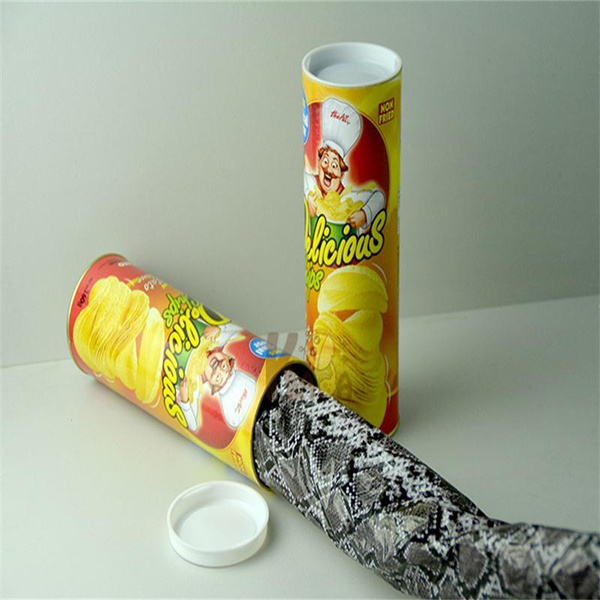 April Fool's chips snake snake jump jumping whole tricky chips bucket ...