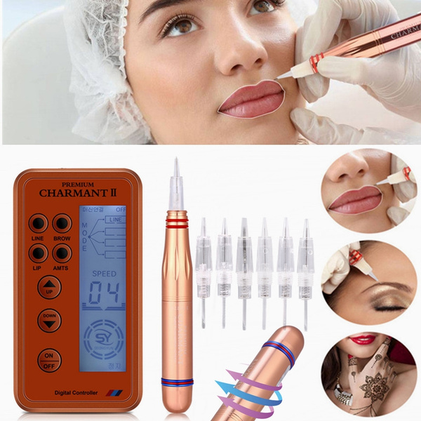 Electric Digital Permanent Makeup Machine Microblading Pen Eyebrow Lip ...