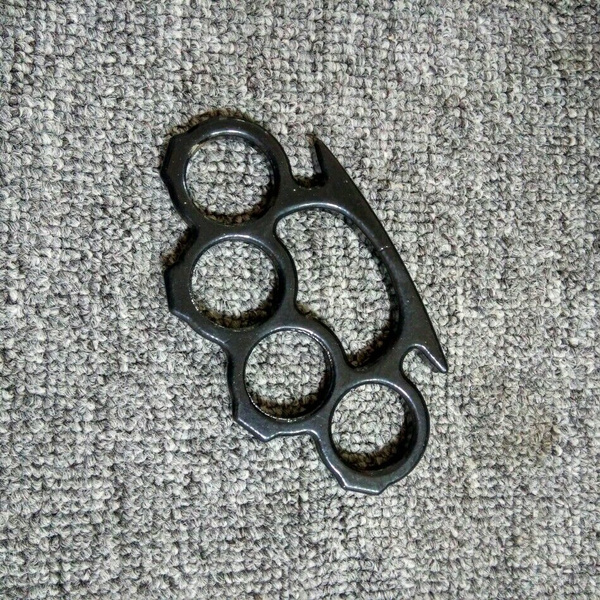 Iron Four Fingers Fist Rings Boxing Tools for self defense Emergency ...