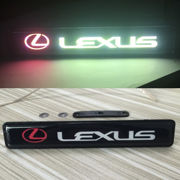 Lexus Car front grille LED logo car light badge car decoration car ...