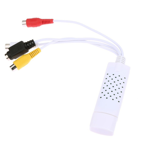 USB 2.0 Video Grabber Cable Converter Audio Video Capture Grabber ...