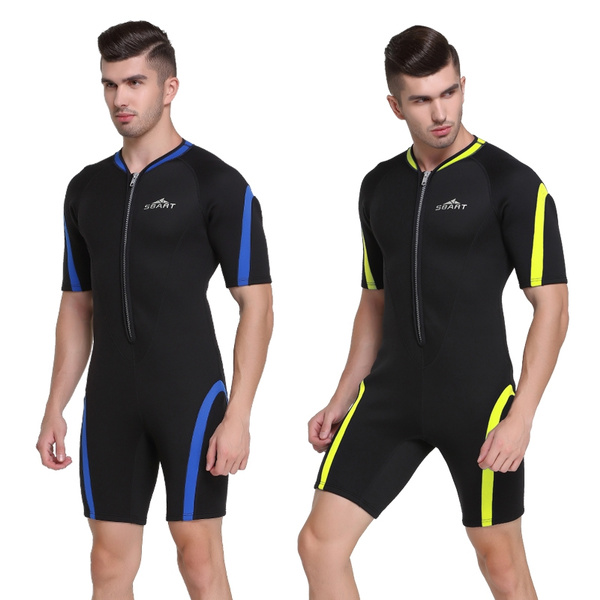 Neoprene Wetsuit Men Snorkeling Surf Mergulho 2mm One Piece Suit Diving ...