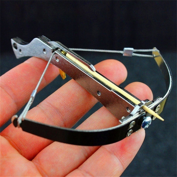 toothpick crossbow chopsticks bow cross arrow bow stainless steel metal ...