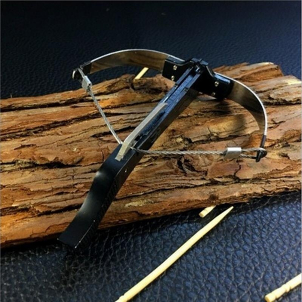 Outdoor Hunting Toy Mini Toothpick Crossbow Chopsticks Bow Cross Arrow ...