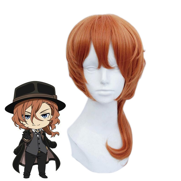 Anime Bungo Stray Dogs Chuya Nakahara Chuuya Wig Cosplay Costume Men ...