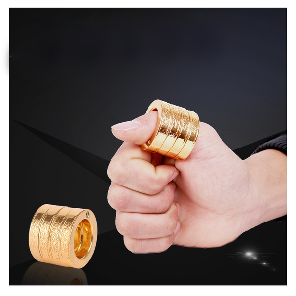 4 Fingers Knuckle Ring Self Defense TG | Wish