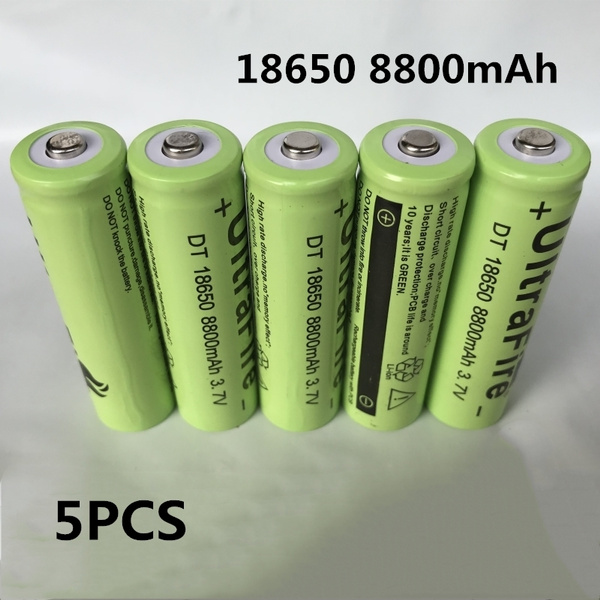 5PCS 100% New Original NCR18650B 3.7 v 8800 mah 18650 Lithium ...