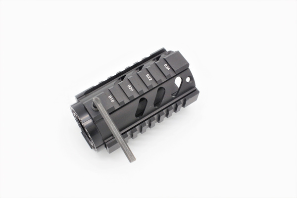 New Tactical 4'' Quad Rail Handguard Free Float Rail Mount Systwm ...