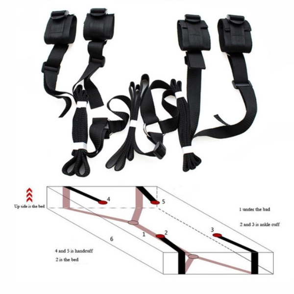 Under Bed Restraints Sex Bondageromance Restraints For Sex Play Bdsm Sm