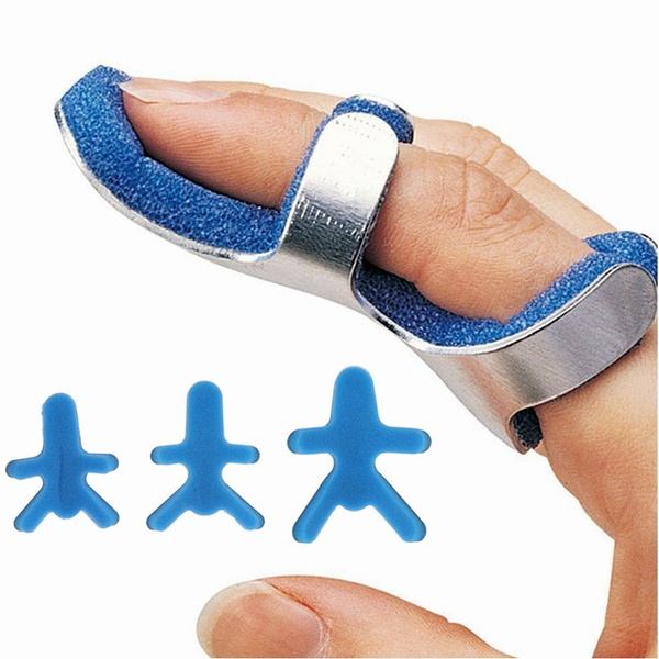 3 Sizes Aluminium Toad Finger Splint Malleable Brace Support Recovery ...