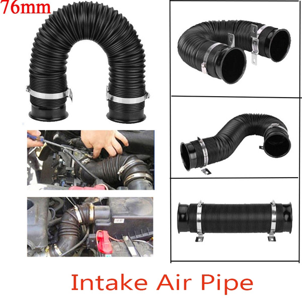 76mm/3" Adjustable Universal Car Cold Air Intake Induction Pipe Filter ...