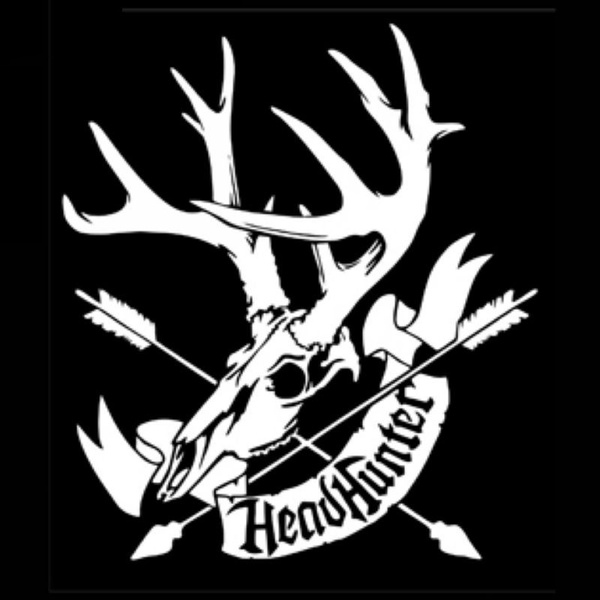 Hunt Buck Decal Hunting Club Sticker Head Hunter Sticker Hunter Car ...