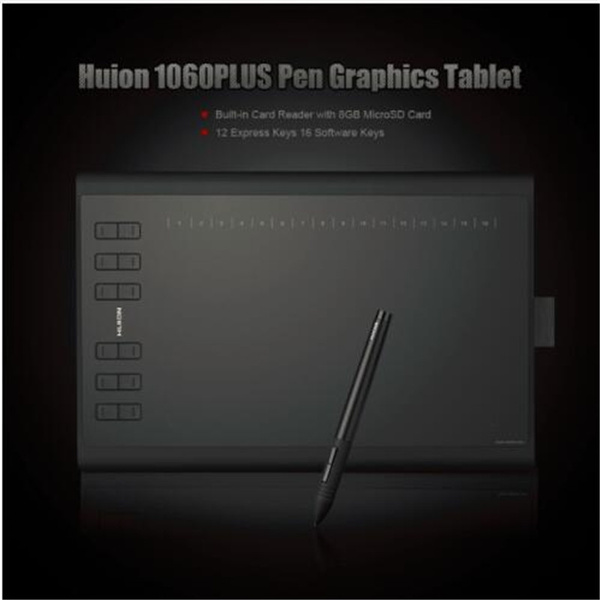 Huion 10" X 6" Professional Animation Digital Drawing Tablet New 1060 ...