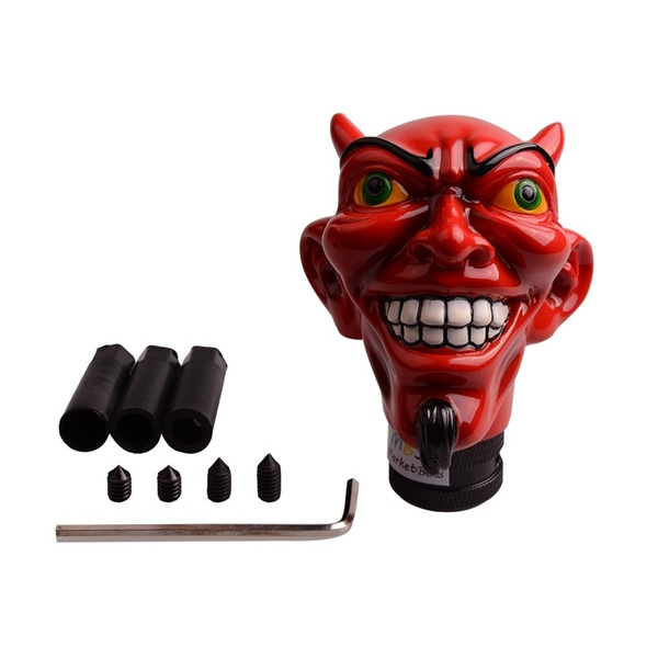 Creative Red Devil Skull Car Truck Gear Shift Shifter Knob Handle | Wish