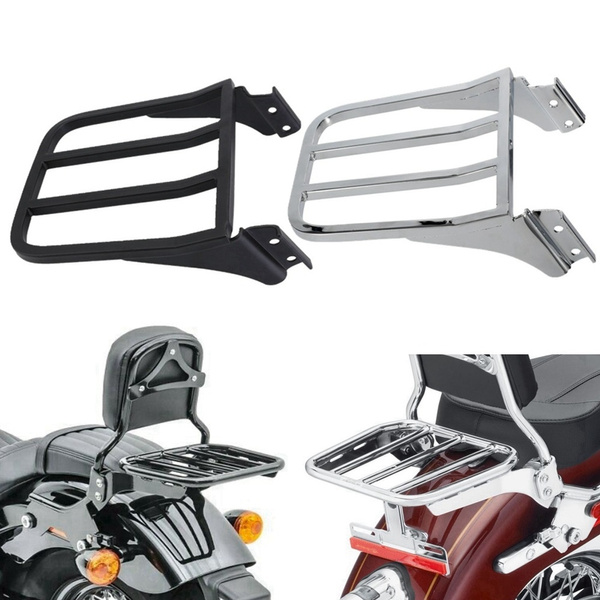 Motorcycle Detachable Rear Backrest Sport Sissy Bar Luggage Rack For ...