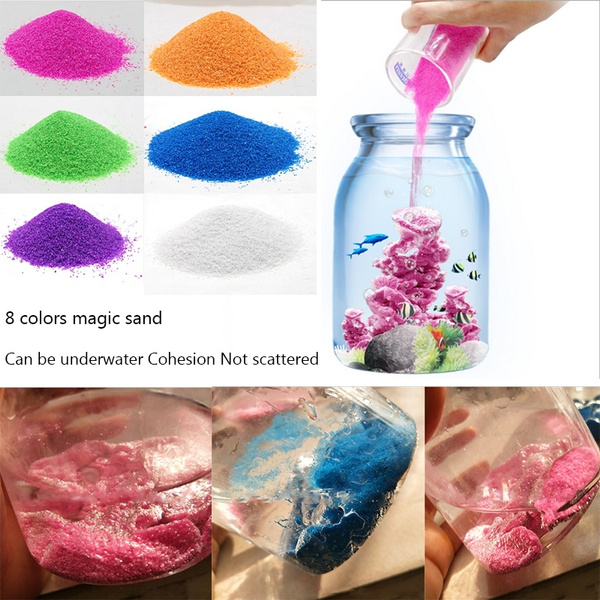 50G/bag 8 Colors Dynamic Educational Amazing Magic Toy Sand Children ...