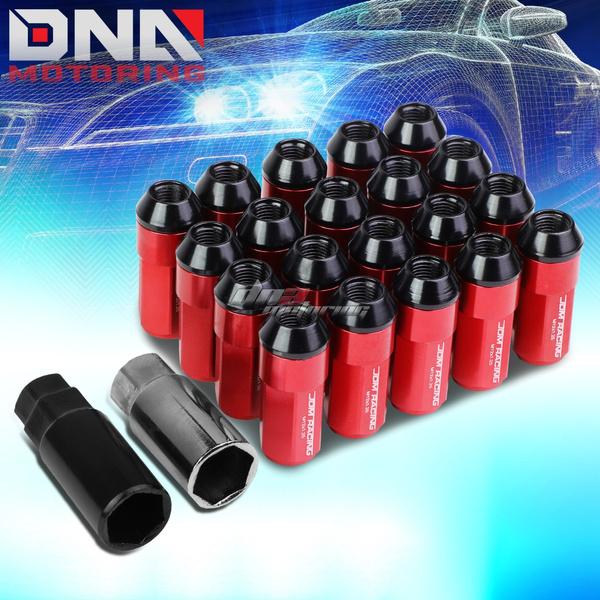 DNA Motoring LN-ZTL-9027-125-RD 20-Piece M12 x 1.25 Aluminum Alloy ...