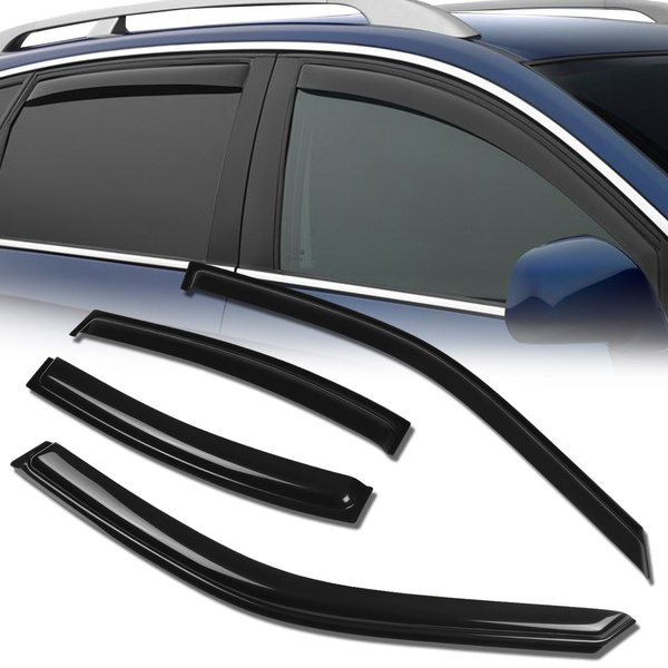 For 2000 to 2005 BMW E46 Wagon Tape On Window Visor Deflector Rain Guard 4PC 1st gen XE10 Wish