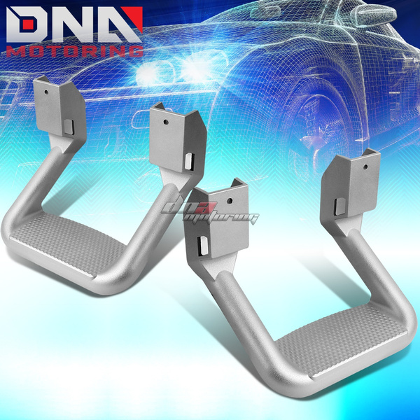 DNA Motoring SSTEP-SS Pair of Aluminum Side Assist Step for Pickups ...