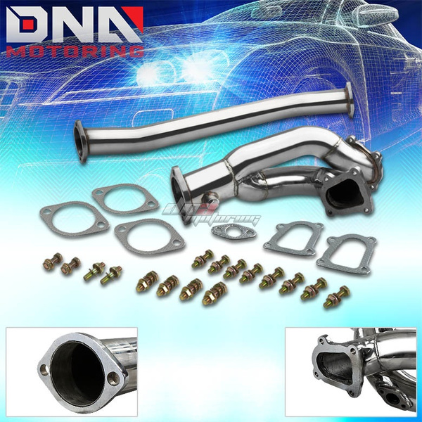 DNA Motoring DP-1JZ-TT For 86-92 Supra Stainless Steel Twin Turbo ...