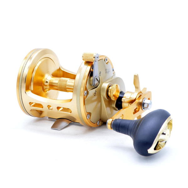 Saltwater Level Wind Trolling Reel 33Lbs Drag RIGHT HAND Drum Boat ...