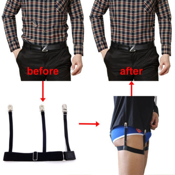 2Pcs/Set S Holders Hidden Suspenders Keeping Your Shirt Tucked In All ...