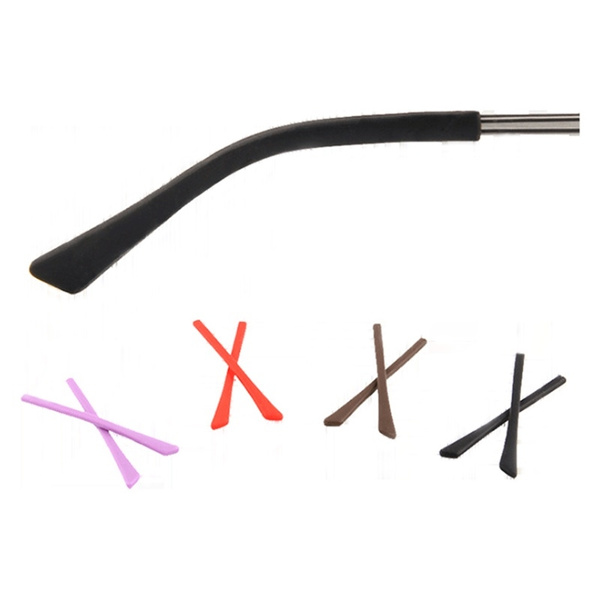 Non-slip silicone mirror leg cover eye accessories frame sunglasses ...
