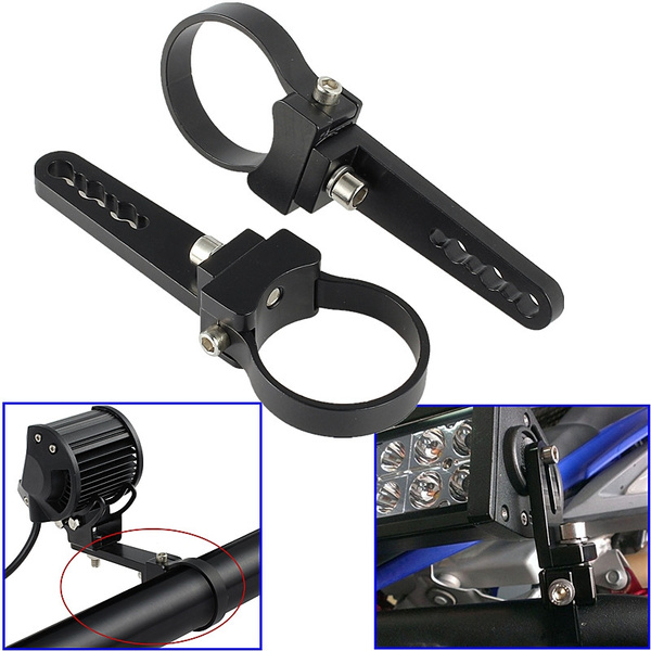 1 Pair HID ATV Truck Led Light Bar Mounting Bracket Clamp 2inch 2.5inch ...