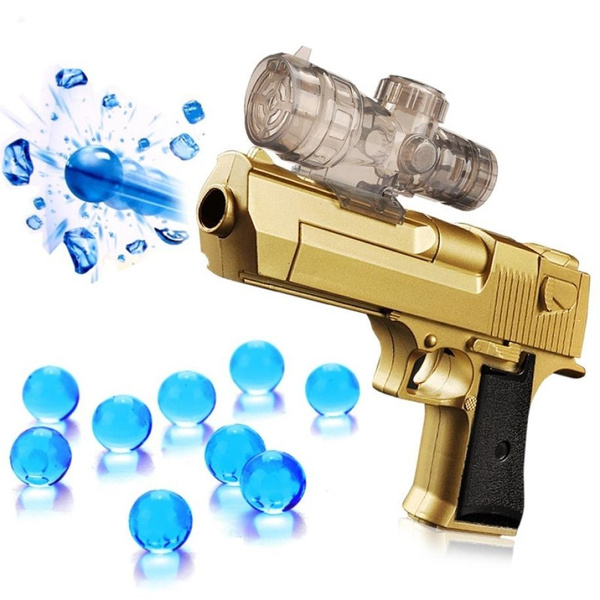 Manual Desert Eagle Water Gun Toy Gun Crystal Ball Bullet Range 11-13mm ...
