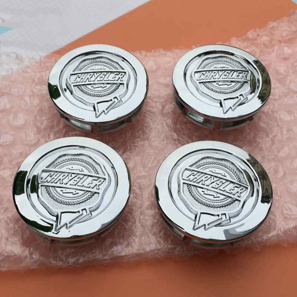 4Pcs/Set 54mm Chrome Wheel Center Hub Cap Car Wheel Rim Cover Badge ...