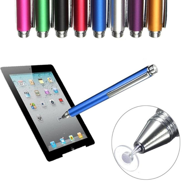 Fine Point Round Thin Tip Capacitive Stylus Pen For iPhone iPad Samsung ...