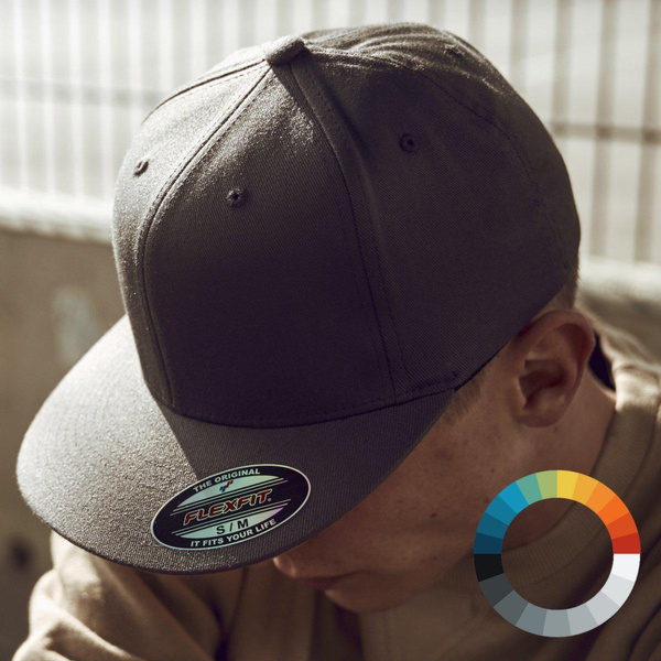 Flexfit Flat Visor Fitted Stretch Fit Baseball Cap | Wish