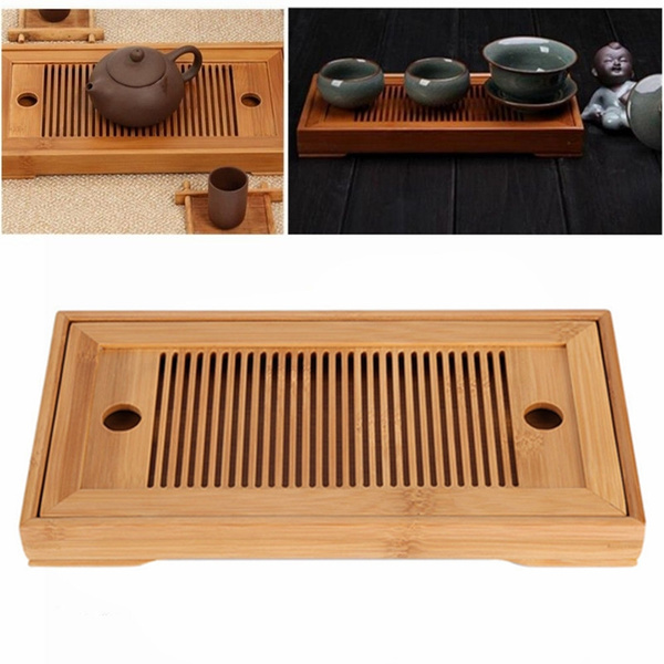 Bamboo Tea Tray Chinese Gongfu Tea Mini Serving Table | Wish