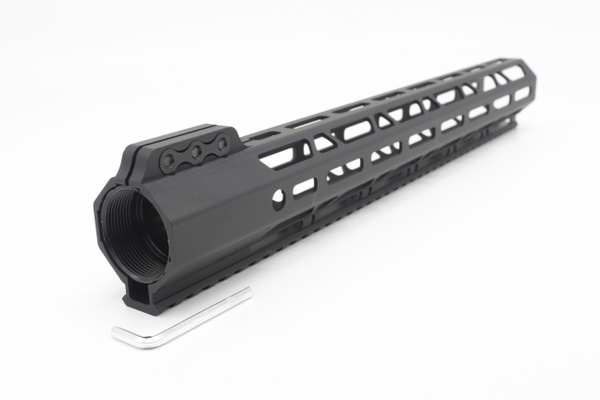 15''Black LR-.308 Clamping Style M-LOK Handguard Rail Free Float Mount ...