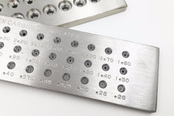 39 Holes Tungsten Carbide Wire Drawplate for Jewelry Making Round 0.26 ...