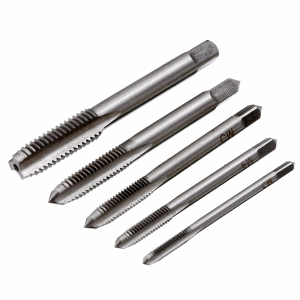 5pcs M3 M4 M5 M6 M8 HSS Machine Hand Screw Thread Tapper Metric Plug ...