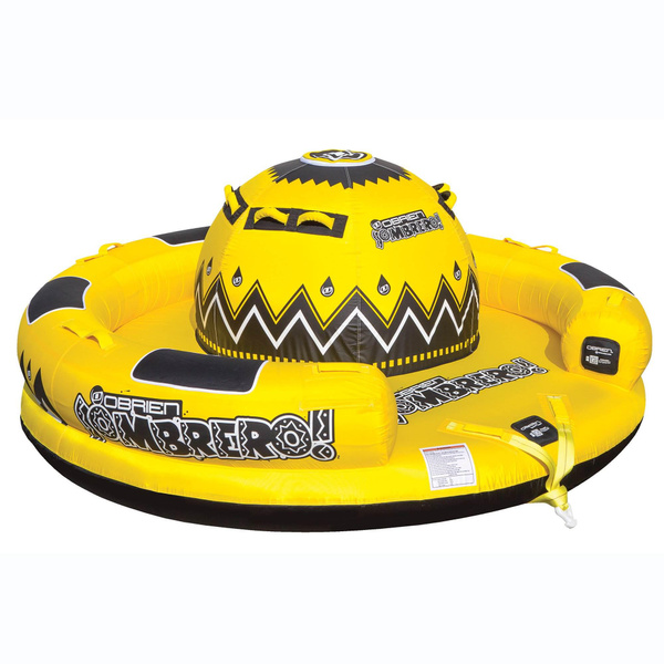 OBrien Inflatable 5 Person Sombrero Towable Boat Lake Water Raft Tube ...