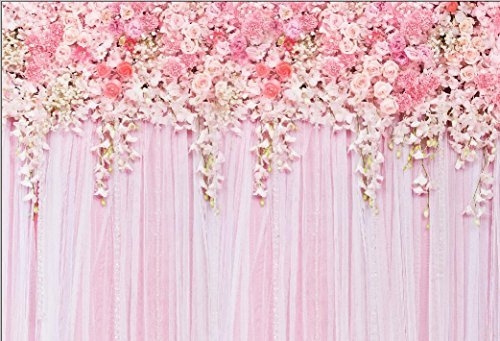 Light Pink Backdrop Curtains For Parties Photography Background Baby ...