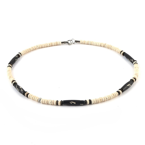1pcs Buffalo Bone Native American Inspired Tribal Style Collar Choker ...