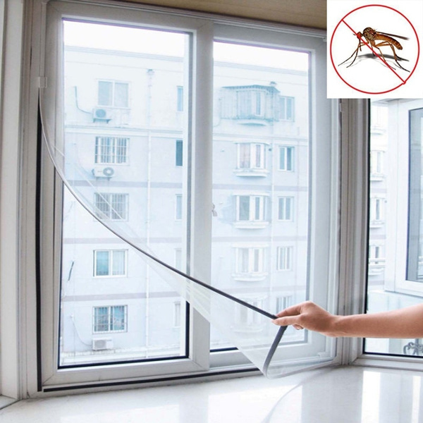 new Anti-Insect Fly Mosquito Window Net Netting Mesh Screen Sticky Tape ...