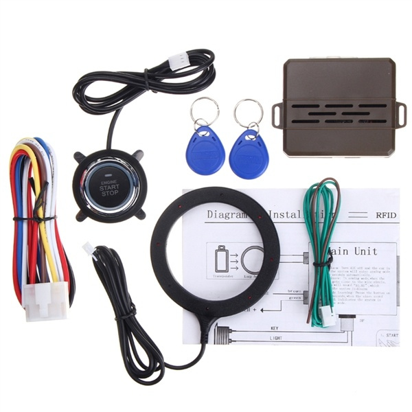 12V 3mA Alarm Keyless Entry Car Starter Easy Installation Anti-theft ...