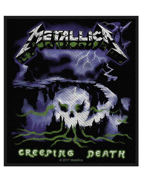 Metallica Patch Creeping Death Band Logo new Official woven sew on | Wish