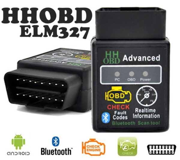 ELM327 V2.1 OBD2 Bluetooth Car Scanner Android Auto Torque Diagnostic ...