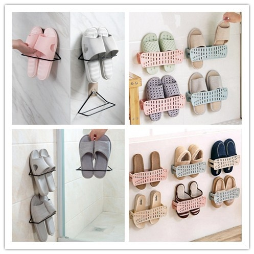 Wall-mounted Triangular Shoe Rack Simple Shoe Racks Creative Wall ...