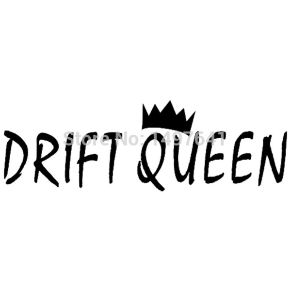 Drift Queen Sticker Funny JDM Girlie Race Drift Car Racing For Truck ...